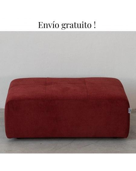 Puff Rectangular Tejido Bronx - Sofá Modular